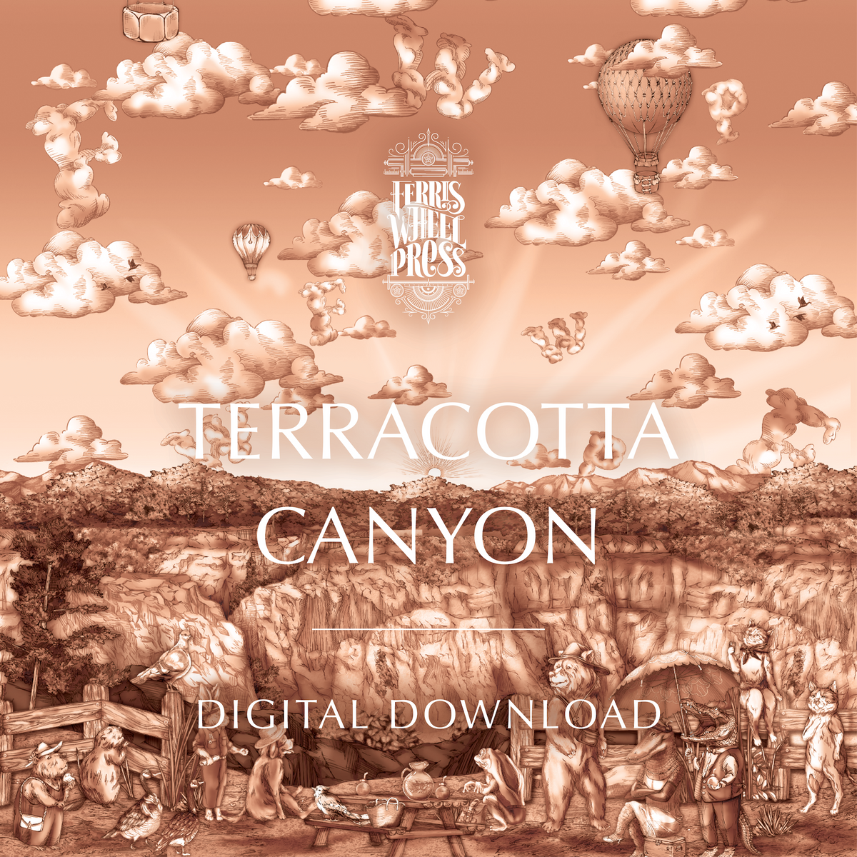 Digital Download-Terracotta Canyon — Ferris Wheel Press Canada